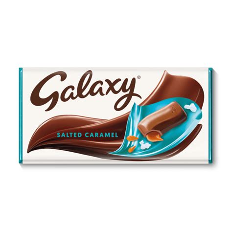 Galaxy Salted Caramel Milk Chocolate Bar 135g Mars