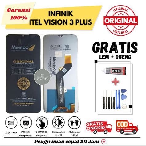 Jual Lcd INFINIK ITEL VISION PLUS GRATIS Lem Obeng Touchscreen Original MEETO Fullset