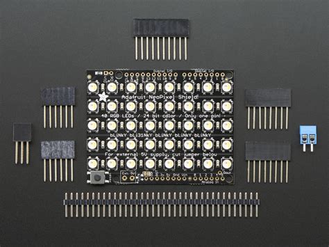 Adafruit NeoPixel Shield RGBW Warm White K ID Adafruit Industries Unique