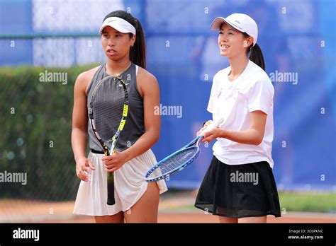 Oby Ange Kajuru And Kanon Yamaguchi Jpn July 19 2025 Tennis Rhine