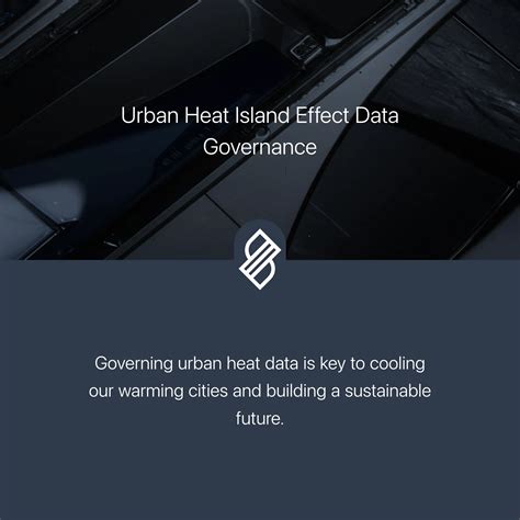 Urban Heat Island Effect Data Governance → Scenario
