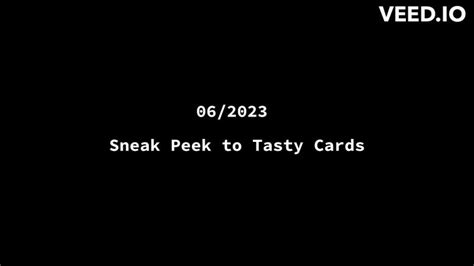 Vincenzo Chiovaro On Linkedin Tastycards Sneak Peek