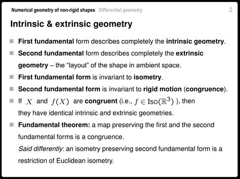 PPT Differential Geometry II PowerPoint Presentation Free Download ID
