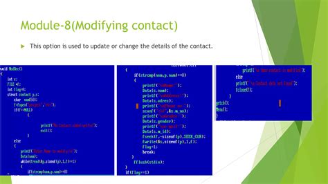 A C Program Of Phonebook Application PPTX Computer Software And Applications Computing