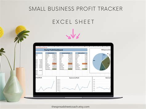 Profit Tracking Spreadsheet For Small Business Owners Excel Template