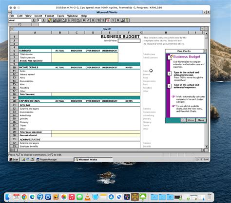 dosbox windows for workgroups calmira ii on an m2 mac mini r dosbox