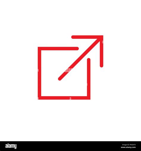 External Link Icon For UI Or UX Web Mobile Applications Stock Vector Image Art Alamy