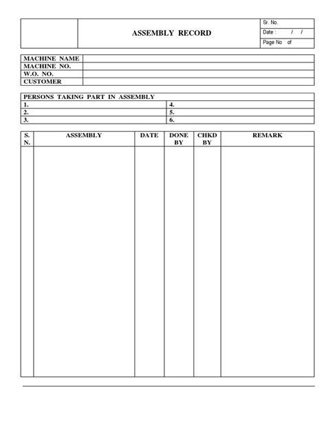 Final Assembly Report Pdf Pdf