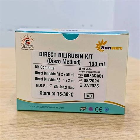 Biochemistry Reagent Bilirubin Kit Blood At ₹ 650piece In Jaipur Id 2854295058573