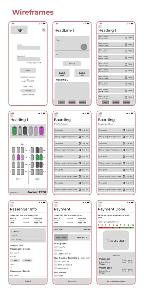 Redbus App Design And User Experience Improvement On Behance