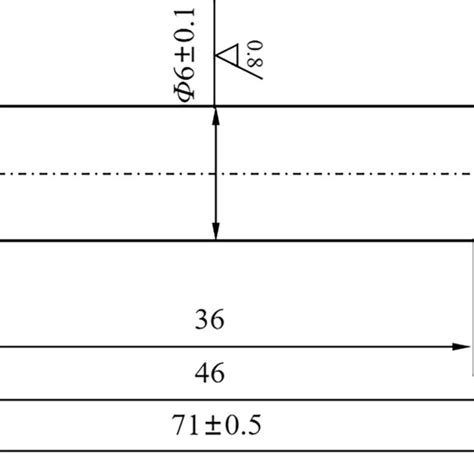 Schematic Diagram Of Tensile Specimen Mm Download Scientific Diagram