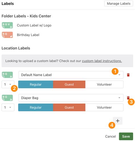 Add Labels To Events And Locations Check Ins
