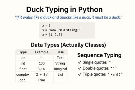 Python Womenwhocode Ducktyping Datatypes Objectoriented Cleancode