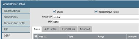 PANOS Configuring OSPF And Default Route Advertisement Learn IT By It Learn Io