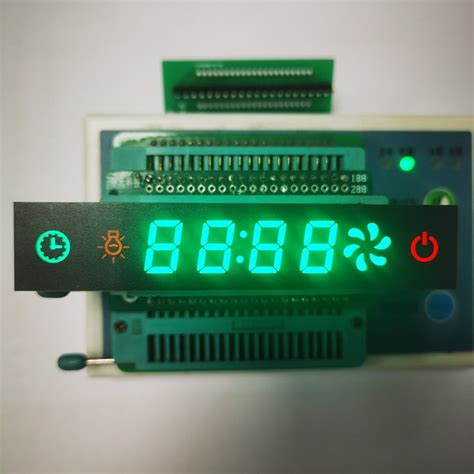 Invisible Multicolour 7 Segment Led Display Common Cathode For Range Hood Control 7 Segment