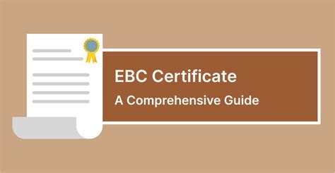 Ebc Certificate In India Benefits And Application Guide