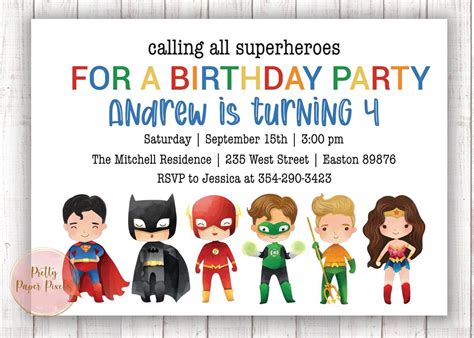 Free Printable Superhero Party Invitations Download Free Printable