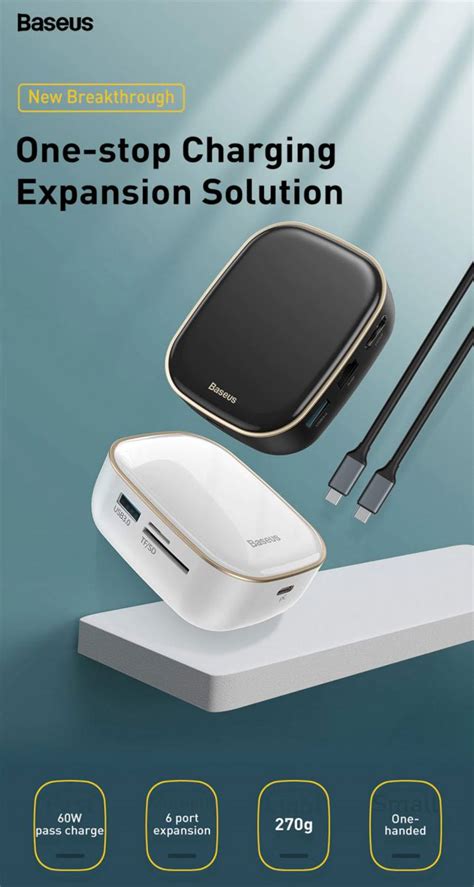 Jual Baseus Type C Hub Adapter Ac Multifunctional Charger W Di Seller Baseus Accessories