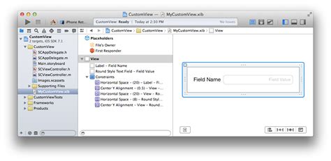 Using Xibs To Layout Custom Views