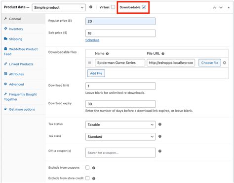 what are downloadable products in woocommerce webtoffee