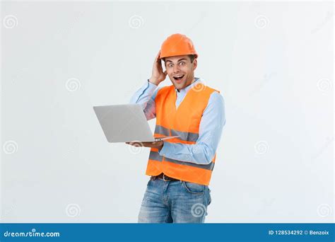 Construction Engineer Thinking Problem Solving And Solutions Concept Stock Photo Image Of