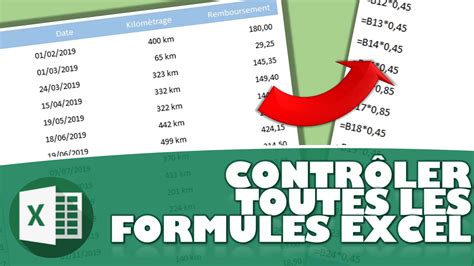 Comment trouver et contrôler toutes les formules d une feuille de