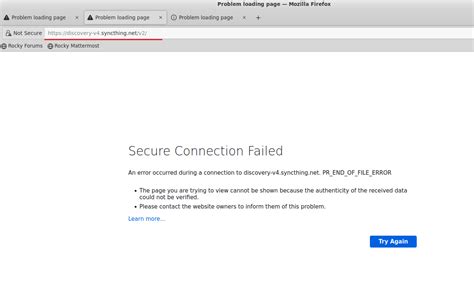 All Devices Disconnected And Cannot Re Connect Support Syncthing Community Forum