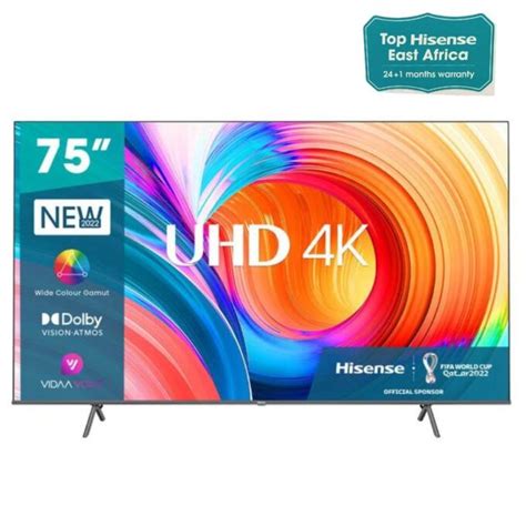Hisense 75A7HKEN 75 Inch Smart UHD 4K Frameless LED TV » Pedaca