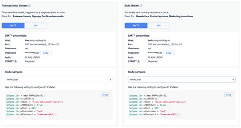 Mailtrap Email Sending SMTP Integration Mailtrap Knowledge Base