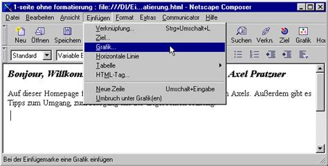 Netscape Composer Wysiwyg Html Editor Archiv