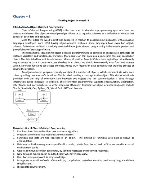 Note Cpp Be 2nd Sem Ffffffffffffffffffffffffffffff Chapter 1