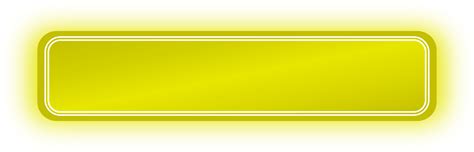 Yellow Neon Button Glowing Neon Button 10975677 Png
