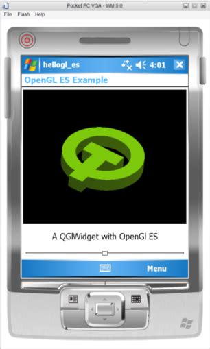 Qt 4 7 Hello GL ES Example