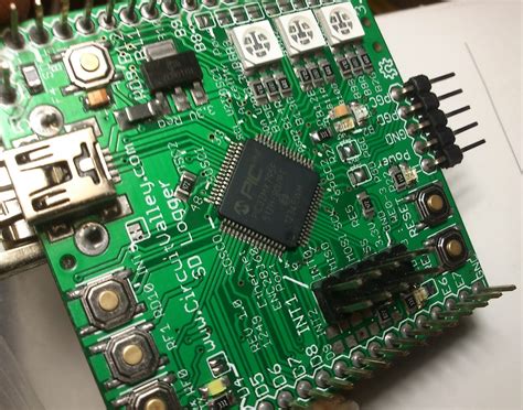 Pratham Breadboardable Pic32 Breakout Development Board With Usb Otg Usb Sdcard Uart Bootloader