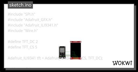 Testtft Wokwi Esp32 Stm32 Arduino Simulator