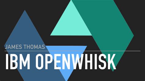 Openwhisk In Five Minutes Speaker Deck