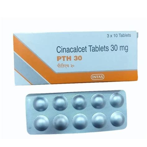 Pth 30 Mg Cinacalcet Tablet 3x10 Tablets At ₹ 1350box In Agra Id