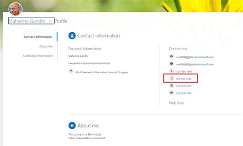 Microsoft 365 Delve How To Hide Mobile Phone Number From User Profile Vlad S SharePoint Blog