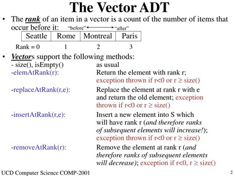 Ppt Vectors Lists And Sequence Stacks Queues Deques Access Elements Only At The Ends