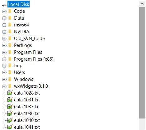 C Creating A Windows Explorer Like Directory Tree Stack Overflow