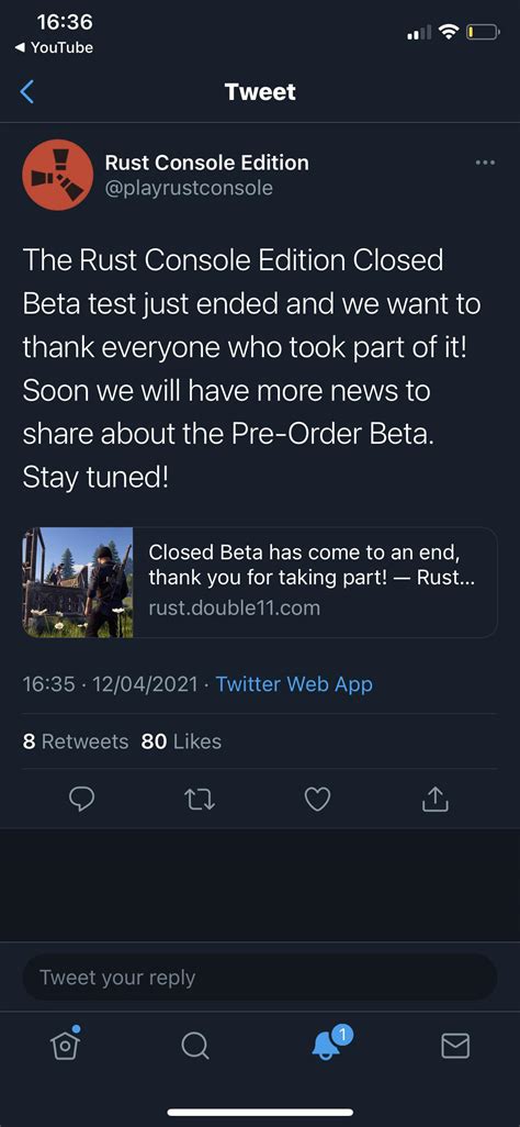 OFFICIAL UPDATE ON BETA R RustConsole