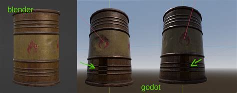 Strange Normal Map Behaviour On Some Meshes Issue Godotengine Godot GitHub