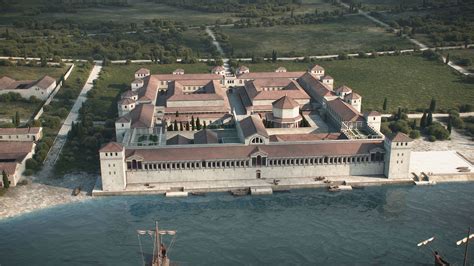 Artstation Roman Palace Steffen Biko Ancient Architecture Roman