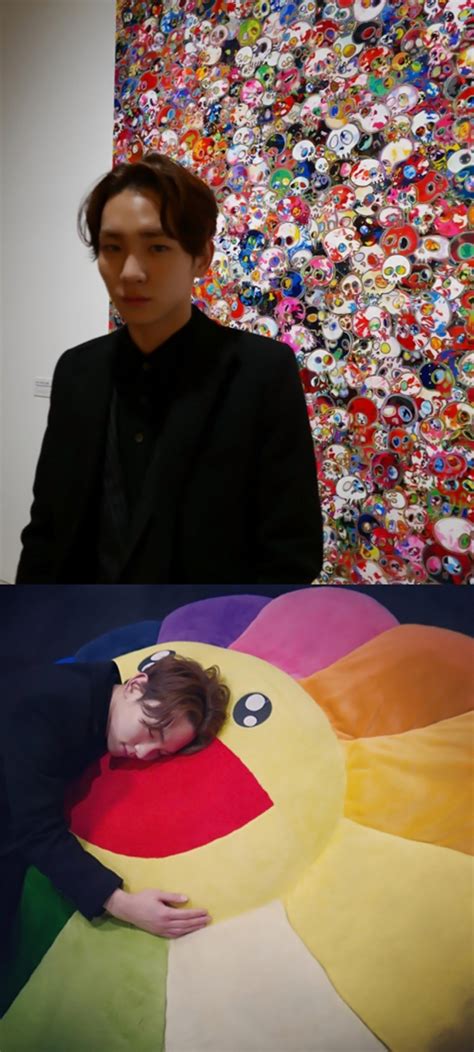 샤이니shinee 키 무라카미 다카시 전시회 방문 ‘비행기 표 끊을게 조금만 기다려 천지현 기자 톱스타뉴스