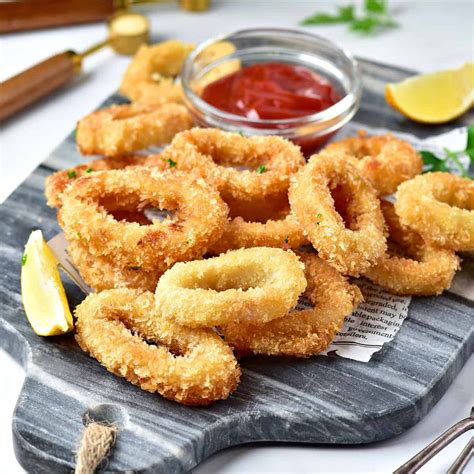 Crispy Fried Calamari Rings Rabas Vintage Kitchen Notes