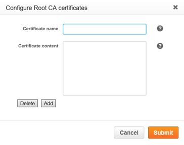 Update Root CA Certificate