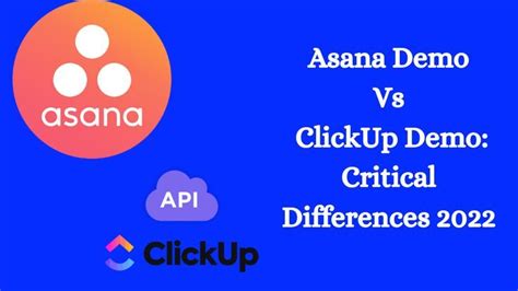 Asana Demo Vs Clickup Demo Critical Differences 2022 Artofit