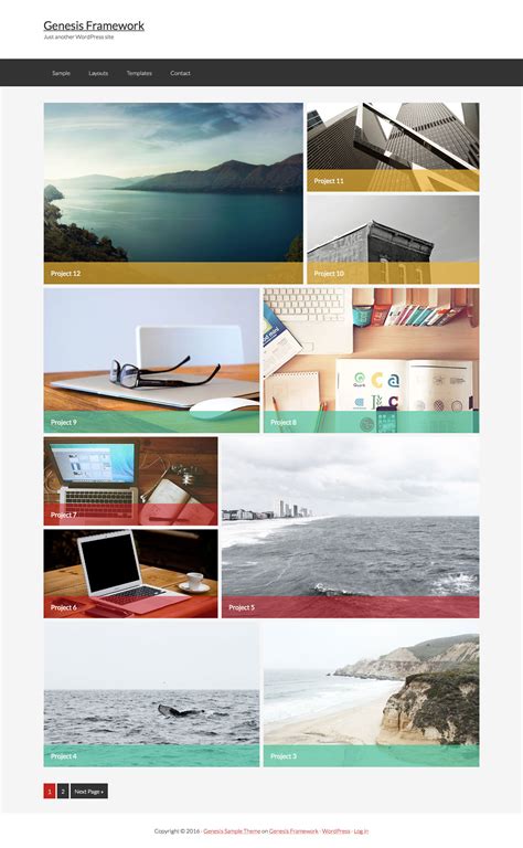 how to automatically display posts in a custom grid layout in genesis