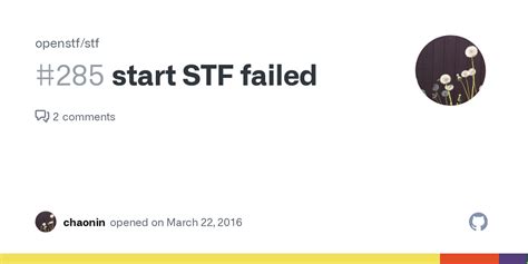 Start STF Failed Issue Openstf Stf GitHub
