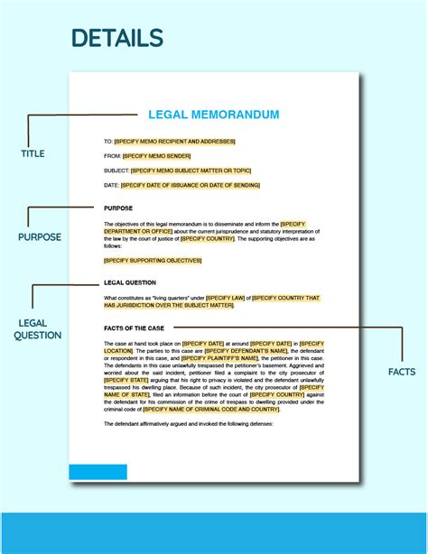 Legal Memorandum Template Word At Getkimorablog Blog